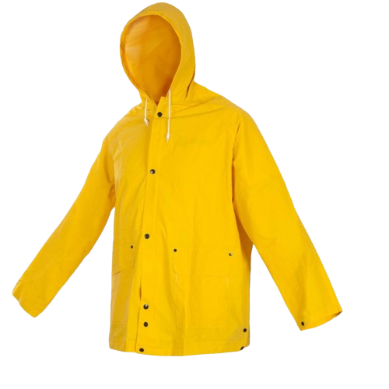 PVC Rainproof Work Jacket – Yellow, Waterproof | Safety Shoes Malta